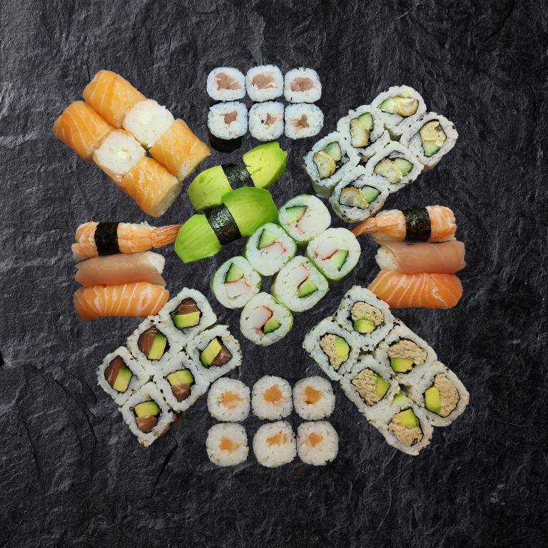 Plateau 50 pièces - Saga Sushi